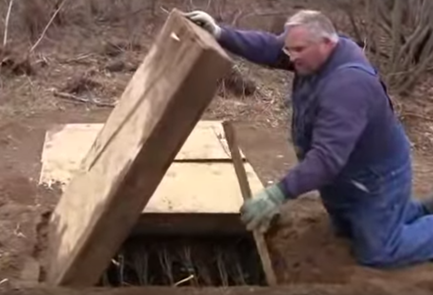 A Simple Way To Build An Underground Root Cellar Mike s Backyard Nursery
